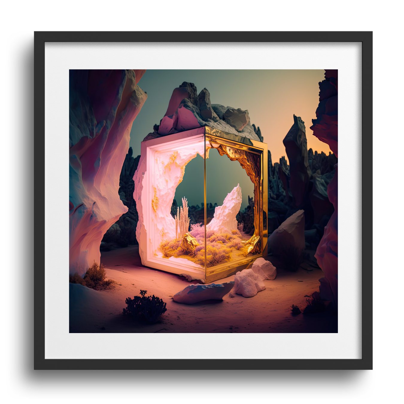 Desert Surreal Dreamscape: A Limited Edition Oasis Print Wall Art – DOTCOM ART