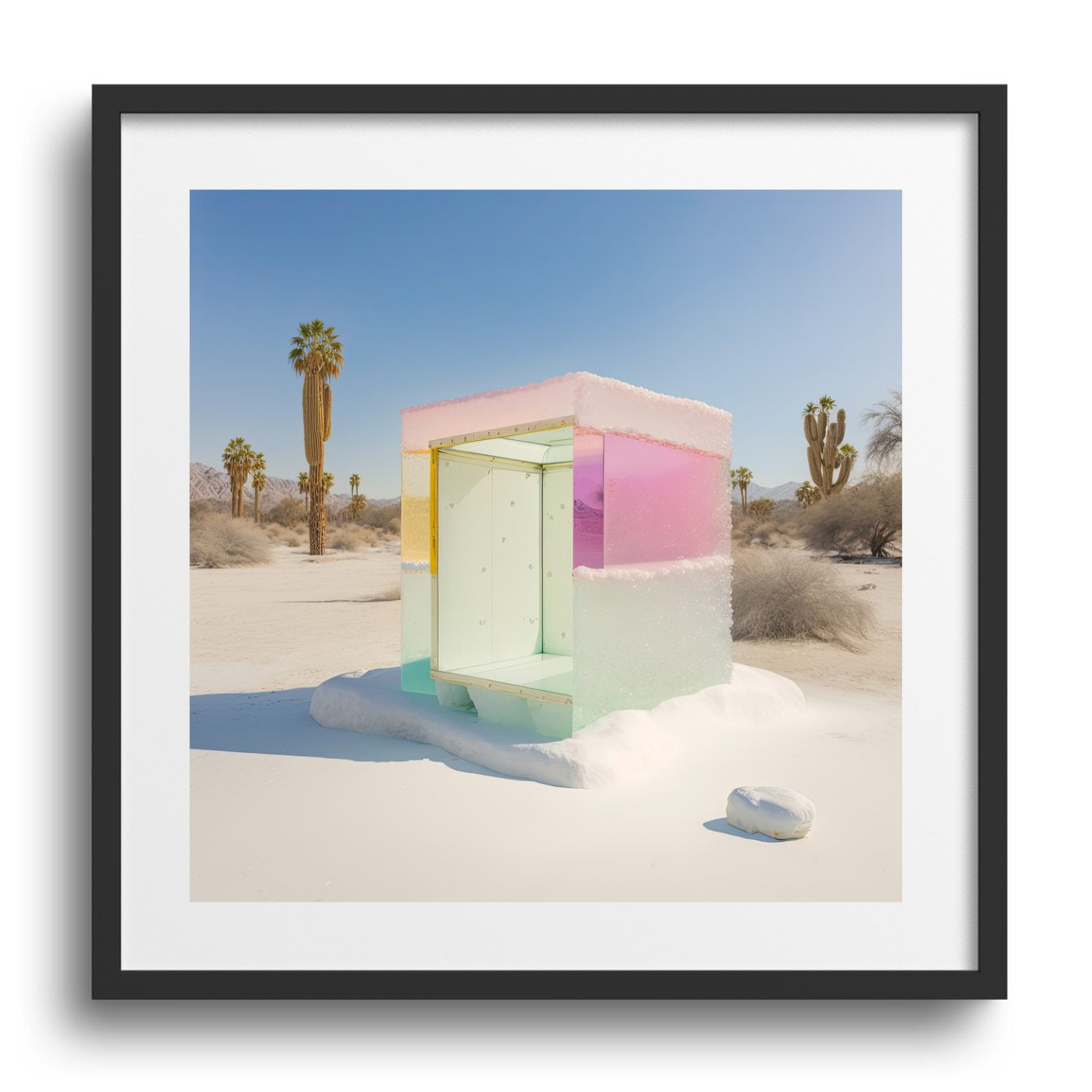 Death Valley Summer Winter: Limited Edition Wall Art Surreal Prints – DOTCOM ART