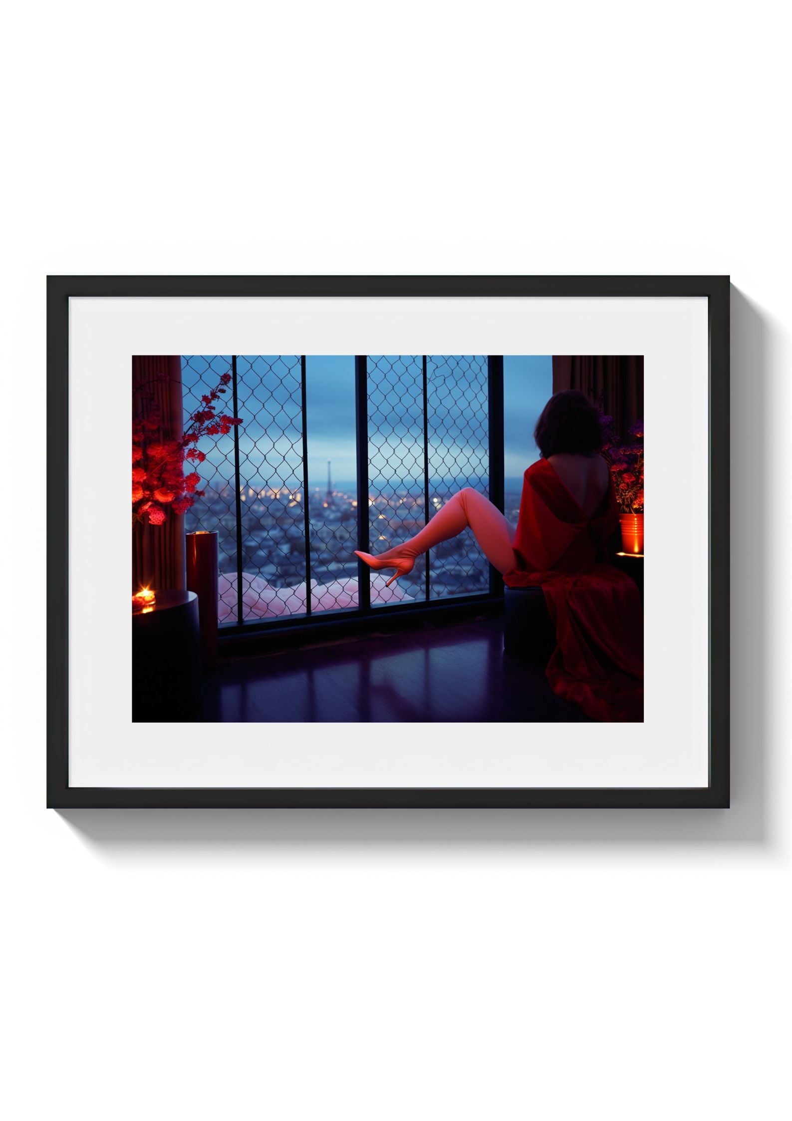 Provocative Paris Fashion Style: Limited Edition Print Wall Art – DOTCOM ART