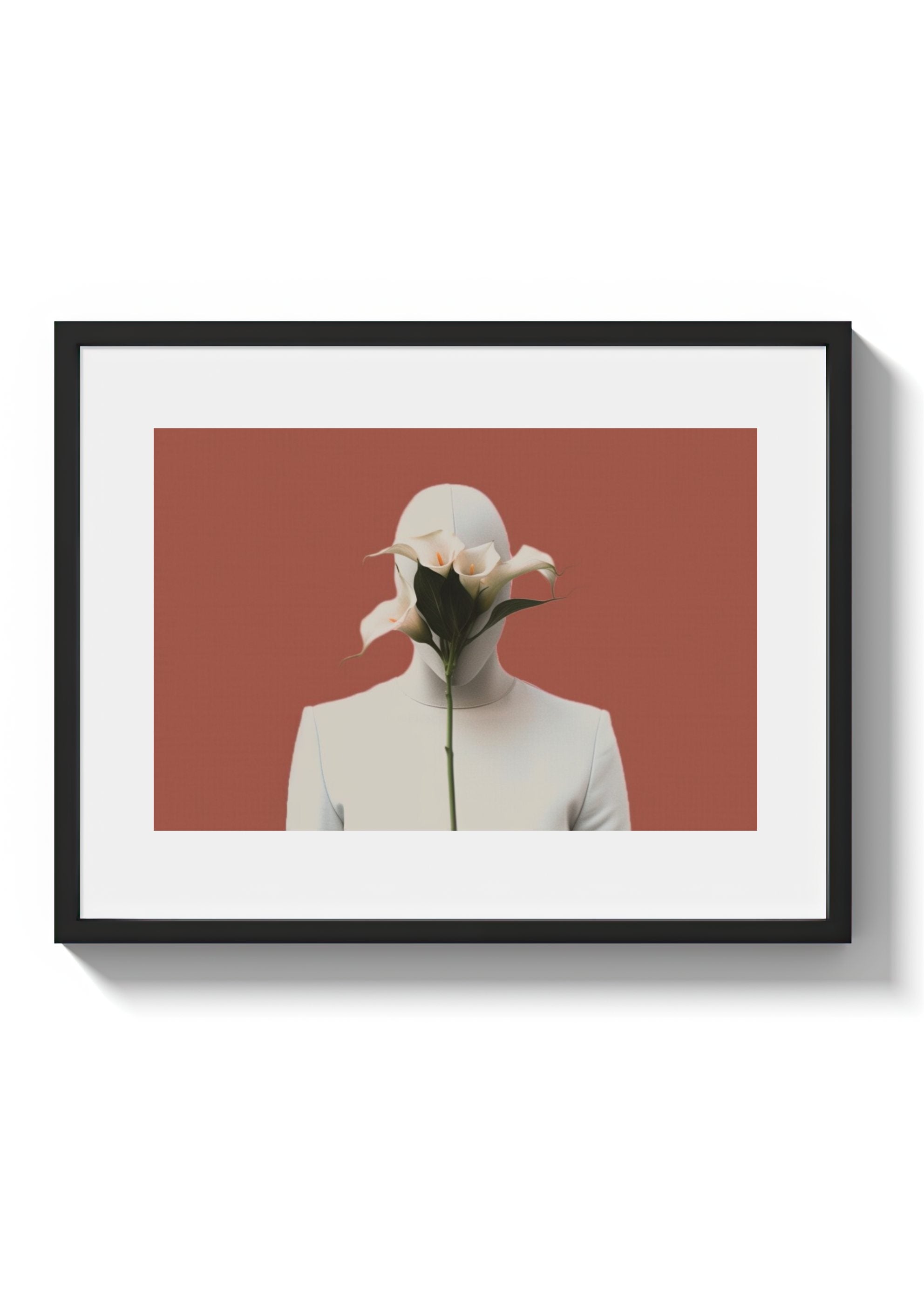 Lily Masked Figure: Surreal Limited Edition Print – DOTCOM ART