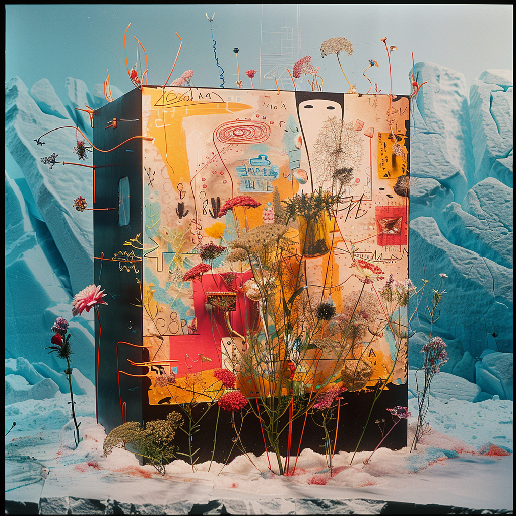 Surrealist Modern Mixed Media Wall Art - Limited Edition Print – DOTCOM ART