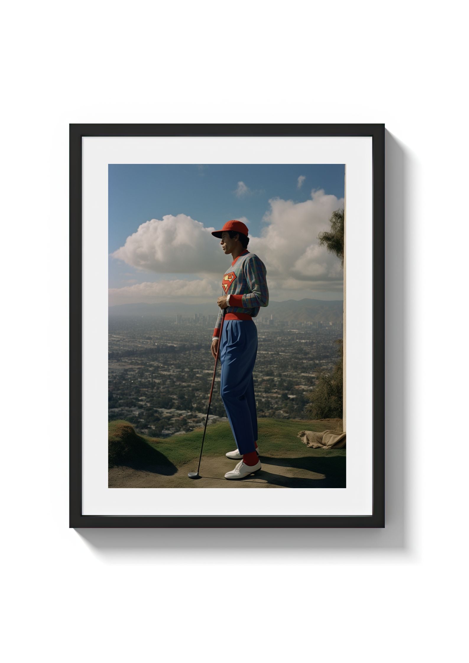 Exclusive Superman Hollywood Golf: Wall Art Print | Limited Edition ...